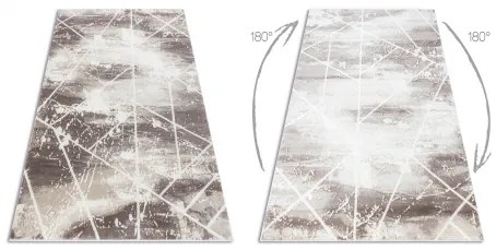 koberec CORE 1818 Geometrický Strukturální, dvě úrovně rouna, slono velikost 180x270 cm | krásné koberce cz