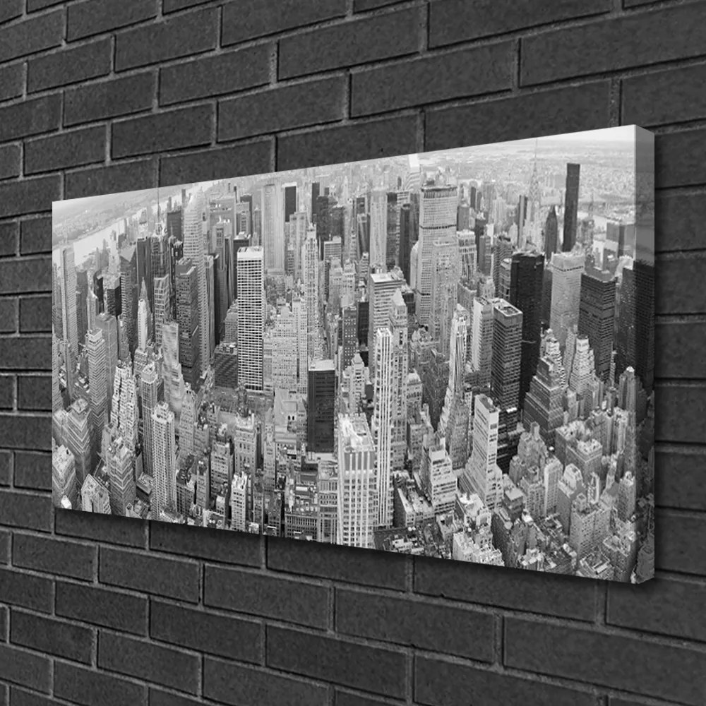 Obraz na plátně Město Domy 120x60 cm