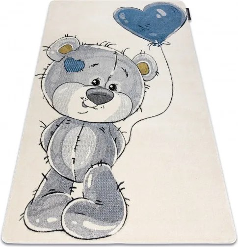 Detský kusový koberec Petit E1593 Teddy bear cream, 180x270, šedá, detská izba, Dywany Łuszczów