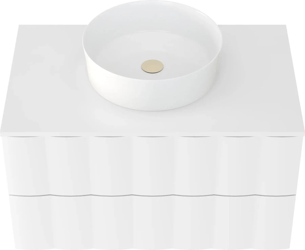 Závěsná skříňka pod umyvadlo Grita 80 cm bílá