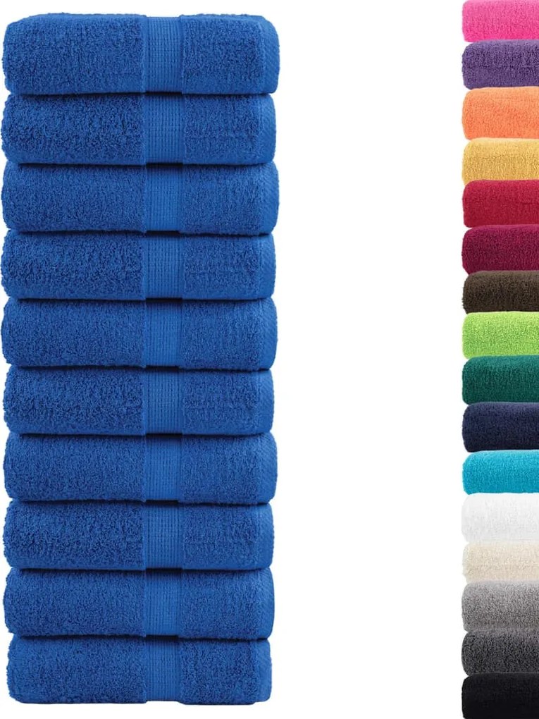 Prémiové mycí utěrky SOLUND 10 ks modré 30x30 cm 600 g/m² 137181