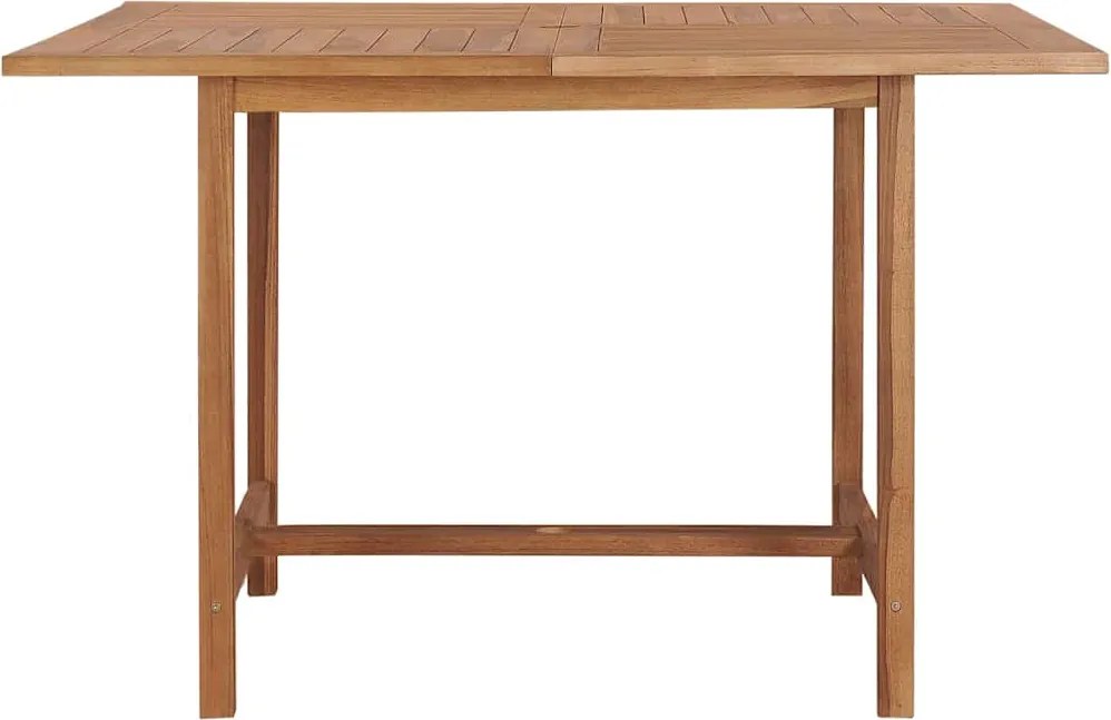 Zahradní jídelní stůl 110 x 110 x 75 cm masivní teak 318477
