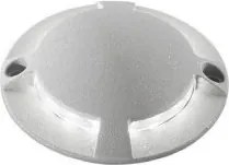 FAN LED-ELMO-R4C Pochozí venkovní svítidlo ELMO DC24V stříbrná, hliník, 2 W, 226 lm, 3000 K, IP65, 7 x 1,5 cm - FANEUROPE