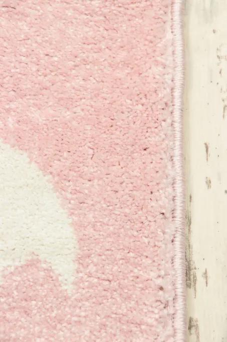 Dětský koberec Kiddy 5075P růžový