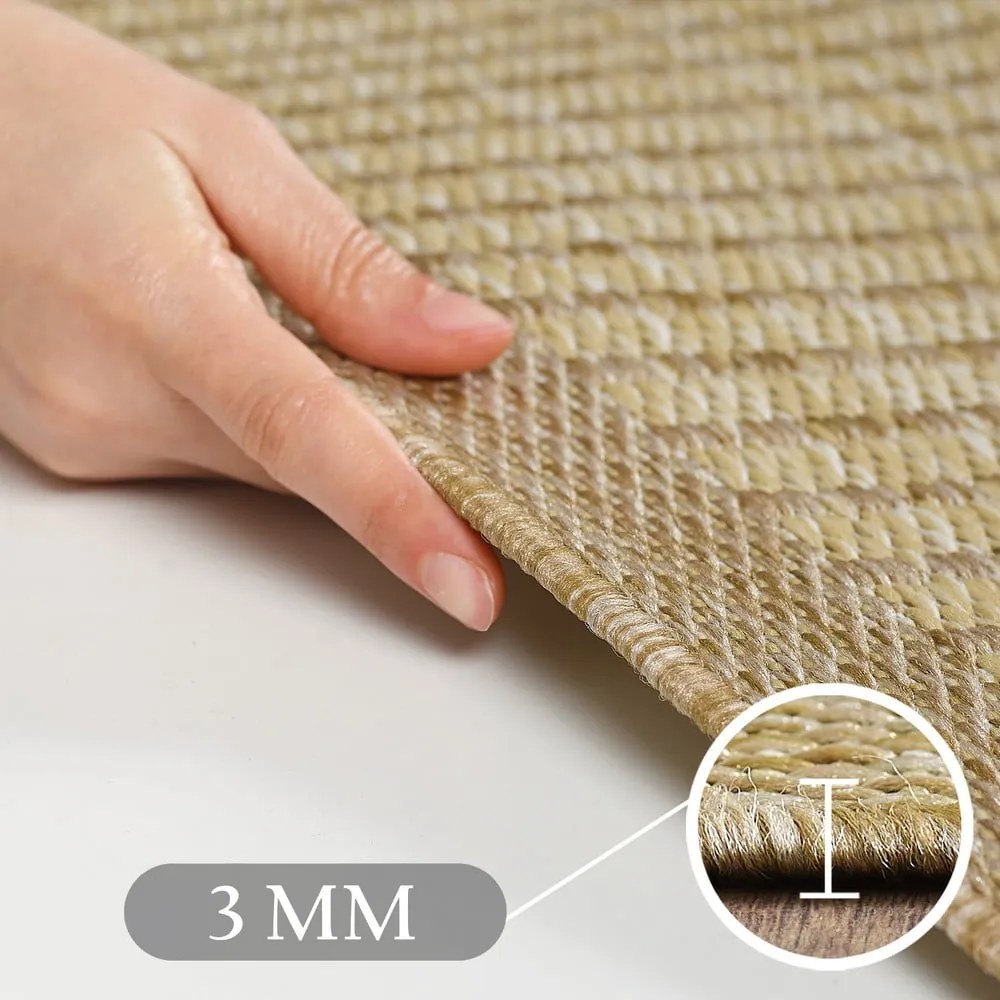 Béžový vnitřní a venkovní koberec 240x340 cm Giza 1410 – Ayyildiz Carpets