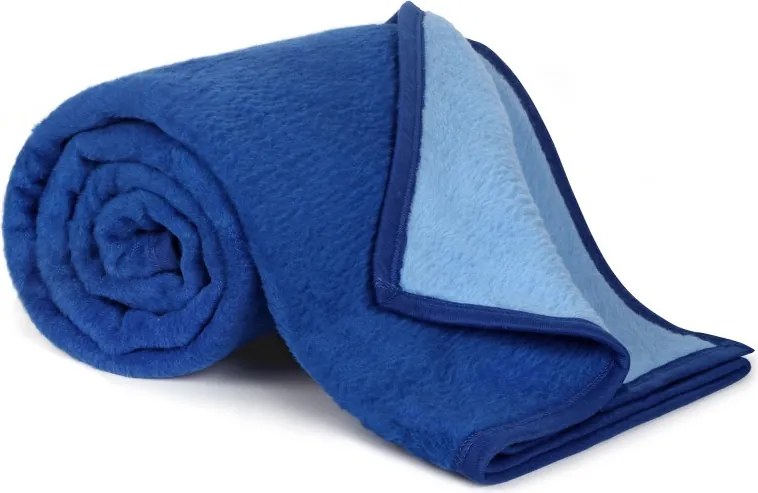 Bellatex Přikrývka KIRA PLUS jednolůžková Modrá 150x200 cm