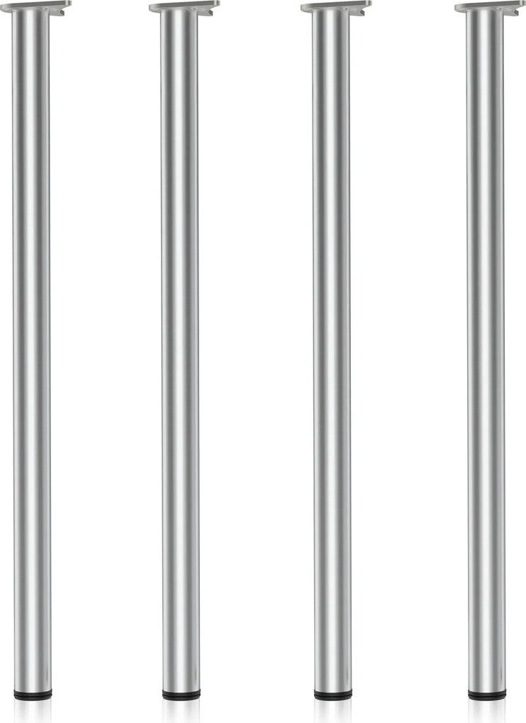 Psací stůl Wiltec – 60 mm, 1100 mm, sada 4 ks (60205)