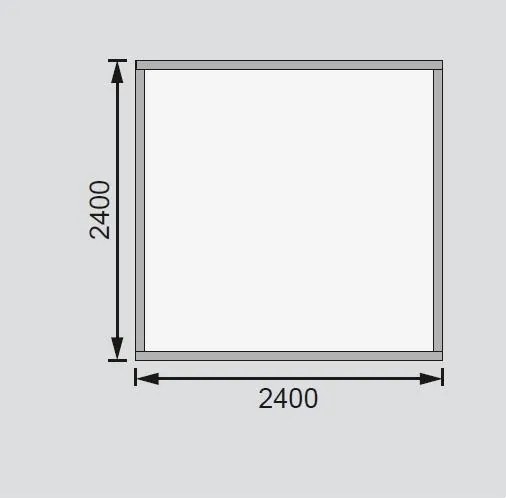 Dřevěný zahradní domek QUBIC 1 Lanitplast