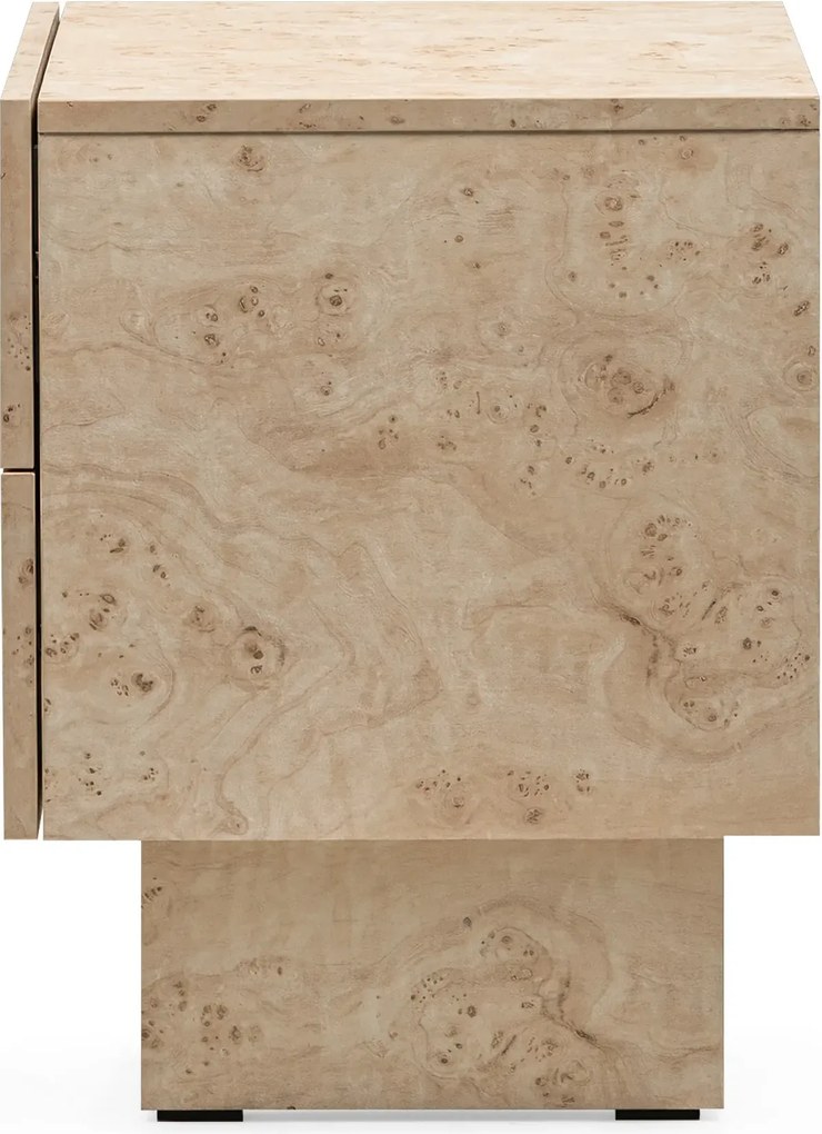 Noční stolek Decoria 39,8 cm burl