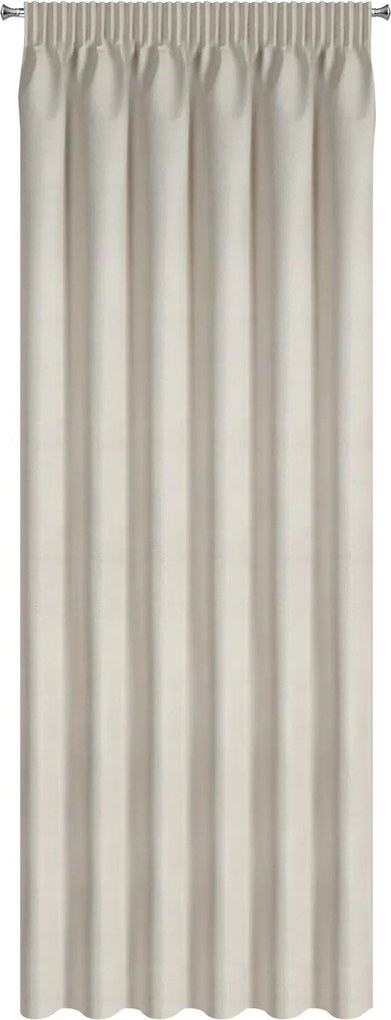 ZATEMŇOVACÍ ZÁVĚS (100%) NA PÁSCE ZOEY 140X270 CM TMAVĚKRÉMOVÝ