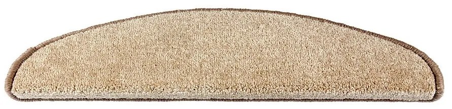 Vopi Nášlapy na schody Eton béžový půlkruh, samolepící - 28x65 půlkruh (rozměr včetně ohybu)