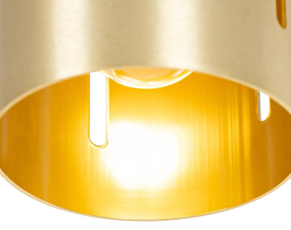 Designové stropní svítidlo zlaté - Yana