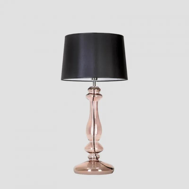 4concepts Luxusní stolní lampa VERSAILLES TRANSPARENT COPPER Barva: Černo-měděná