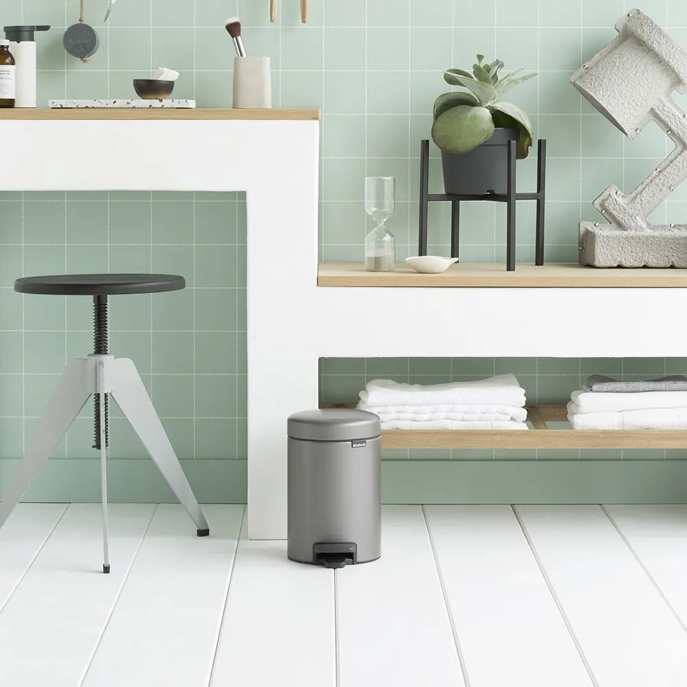 Brabantia NewIcon Pedálový koš 3 L platinová 113246