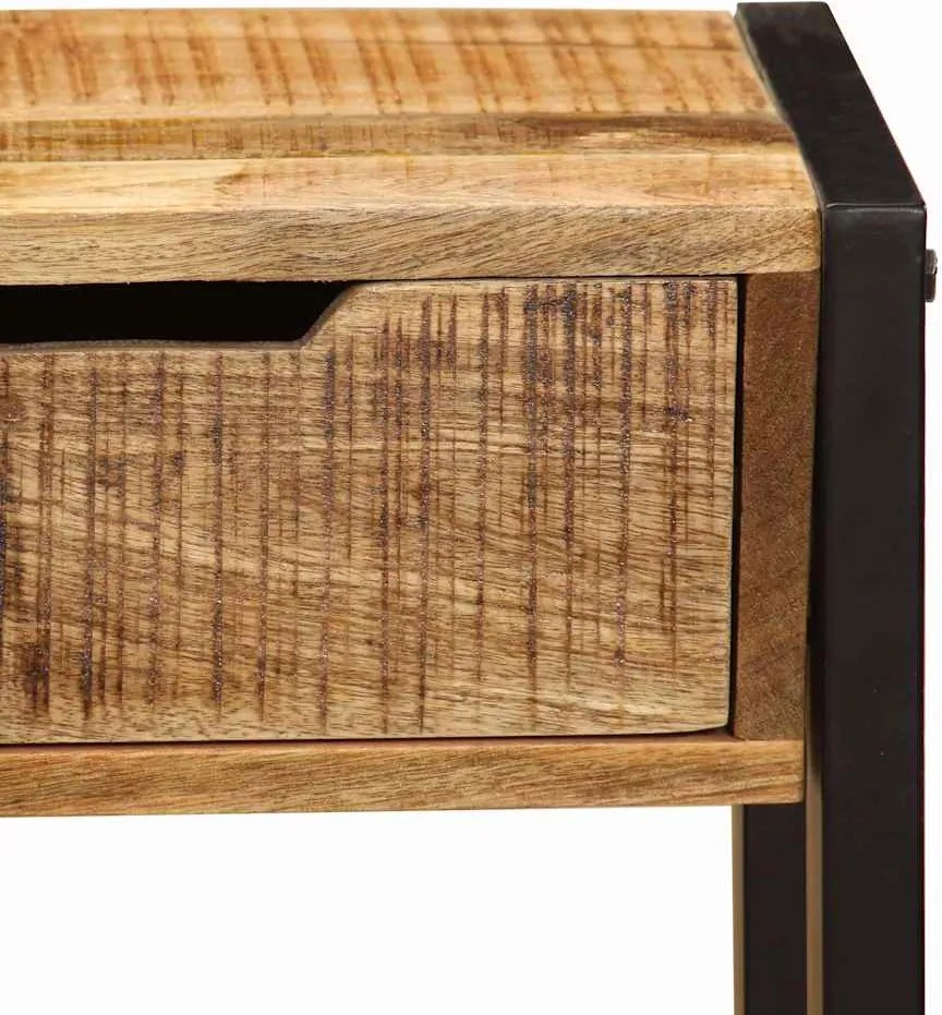 Příborník se 3 zásuvkami 110 x 35 x 75 cm masivní mangovník 247406