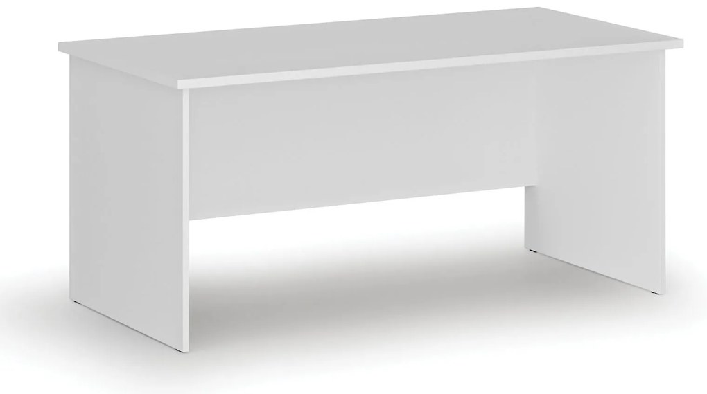 Kancelářský psací stůl PRIMO WHITE, 160x80 cm, bílá