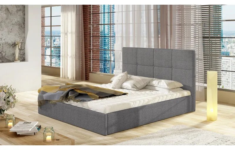 Čalouněná postel s úložným prostorem Atenso Duo, Barva: Sawana 69, Rozměr postele: 180x200