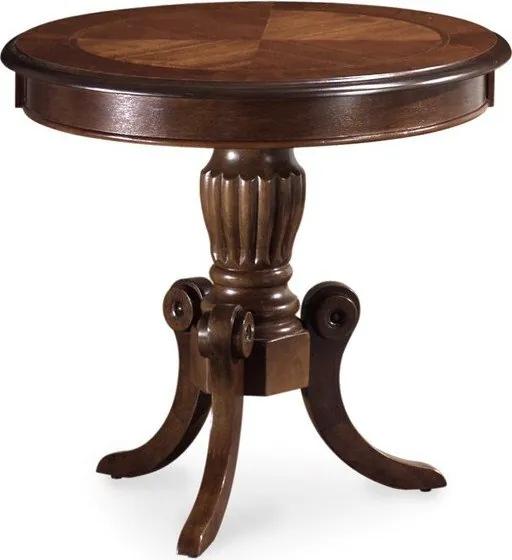 Casarredo - Komfort nábytek Kulatý konferenční stolek NEVADA D tmavý ořech