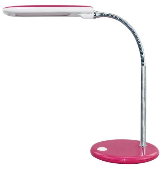 ACA Lighting LED stolní lampička s vypínačem BAZ 5W/230V/4000K/340Lm/120°/IP20, růžová