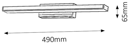 Rabalux 5897 - LED Nástěnné koupelnové svítidlo JOHN LED/12W