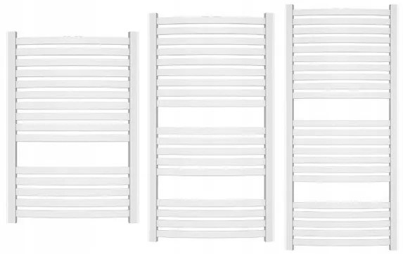 Invena, koupelnový žebříkový radiátor 540x1000 mm 446W, bílá, UG-01-100-A