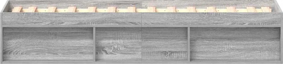 Rám postele šedý sonoma 100 x 200 cm 3203836