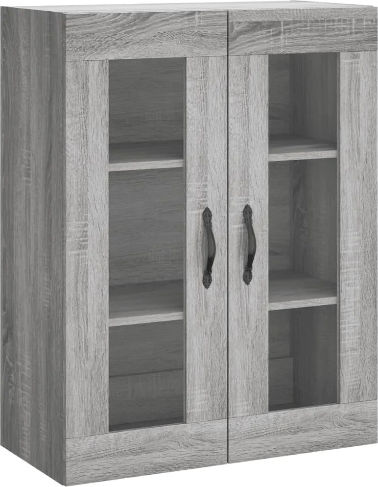 Skříň highboard šedá sonoma 69,5 x 34 x 180 cm kompozitní dřevo 3198567