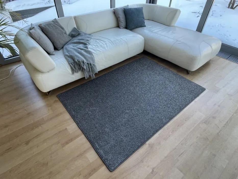 Vopi | Kusový koberec Capri šedý - 95 x 200 cm
