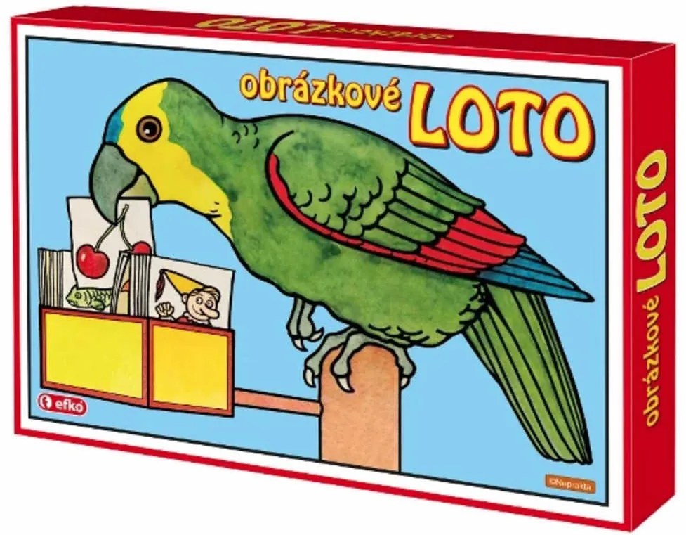 EFKO HRA Obrázkové Loto 90 karet Neprakta *SPOLEČENSKÉ HRY* ef86846