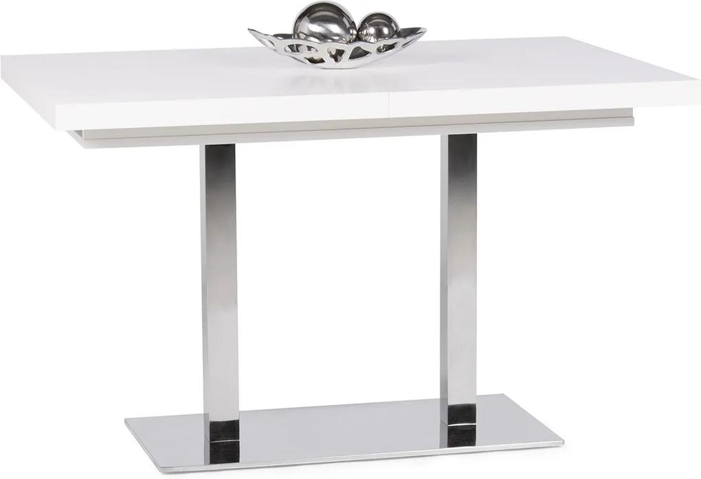 FARELA Jídelní stůl rozkládací August, 200 cm, bílá