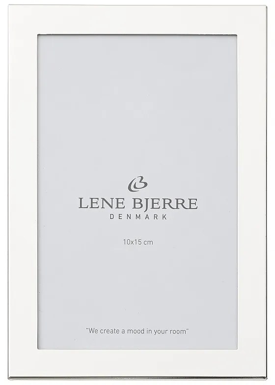 LENE BJERRE Stříbrný rámeček na fotografie AUSTIN kovový 10 x 15 cm