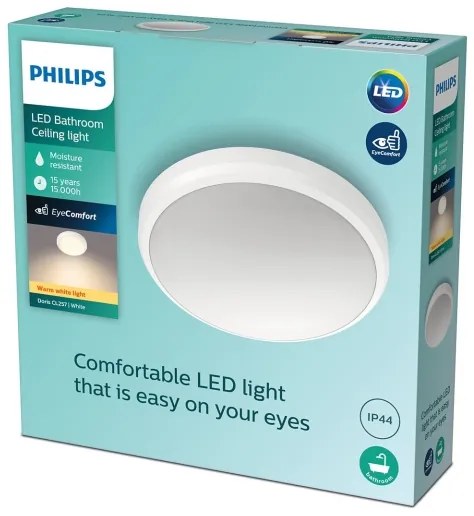 Philips - LED Koupelnové stropní svítidlo DORIS LED/6W/230V 2700K IP44