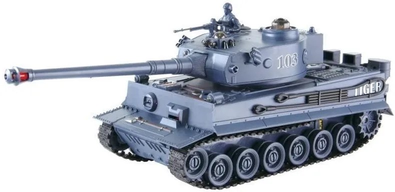 Tank tiger rc na dálkové ovládání 28 cm