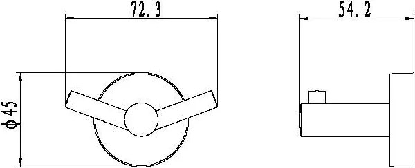Novaservis - Dvojháček Mephisto chrom, 6856,0