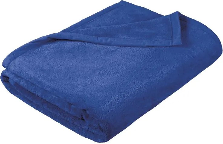 Bellatex Přikrývka Korall micro Modrá 100x150 cm
