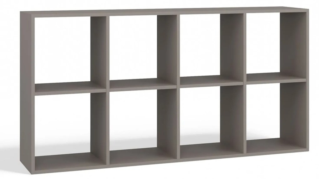 Regál MALAX 2x4 - šedá