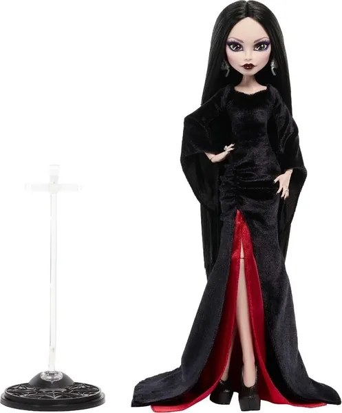 Mattel panenka Monster High x Wednesday - Morticia Addams Vícebarevná