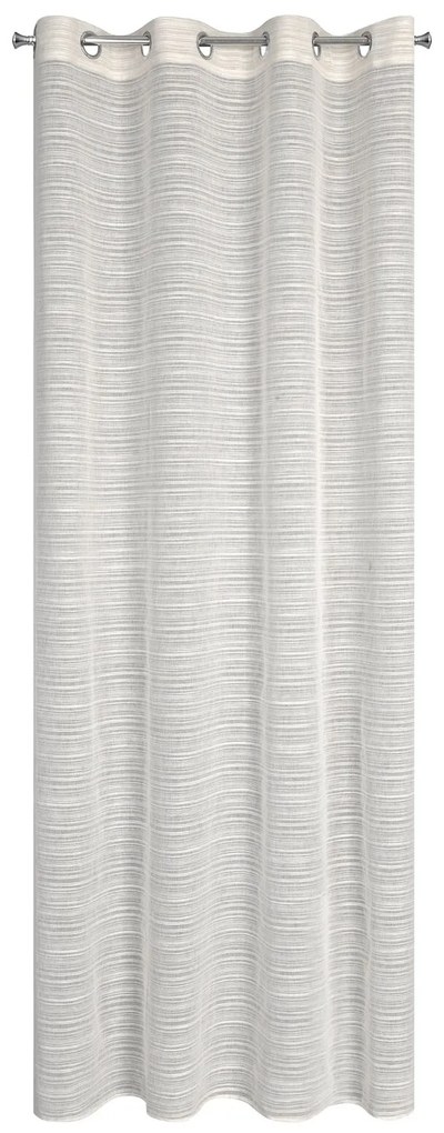 ZÁCLONA NA KROUŽCÍCH ARIA 140X250 CM BÉŽOVÁ