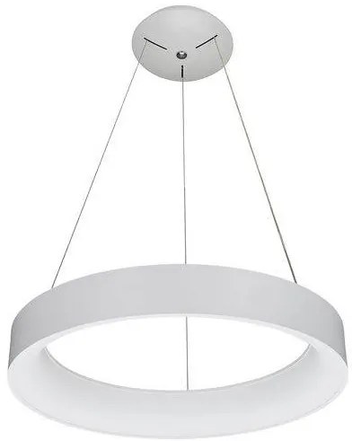 Závěsné LED osvětlení CHIARA, 42W, teplá bílá, 60cm, bílé Italux Chiara 3945-842RP-WH-3