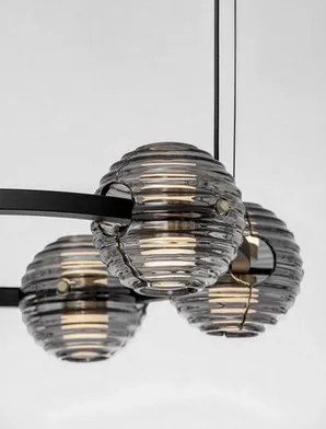 Závěsné LED svítidlo NOVA LUCE LAS 60W 3000K 9009135 stmívatelné Triac