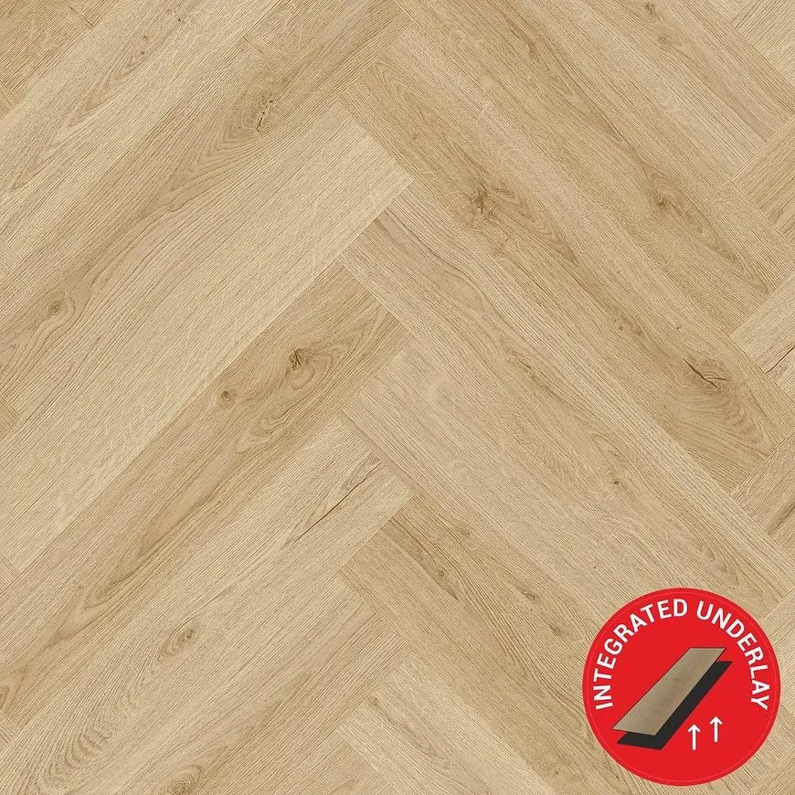 Vinylova podaha SPC Dub Memfis Herringbone 5+1mm