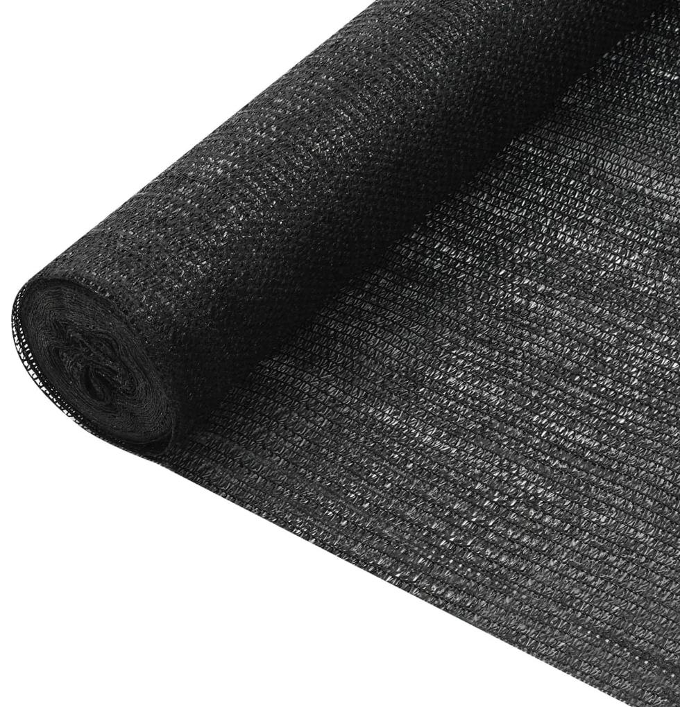 Stínící tkanina černá 2 x 50 m HDPE 75 g/m² - Default Title