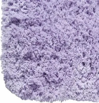 MSV MICROFIBER levandulová / Koupelnová předložka / 40 x 60 cm / mikro
