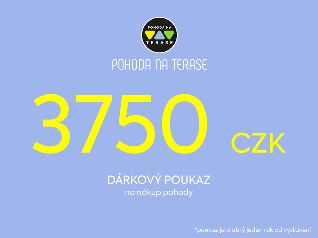 Dárkový poukaz na Pohodu Hodnota poukazu: 3750 CZK