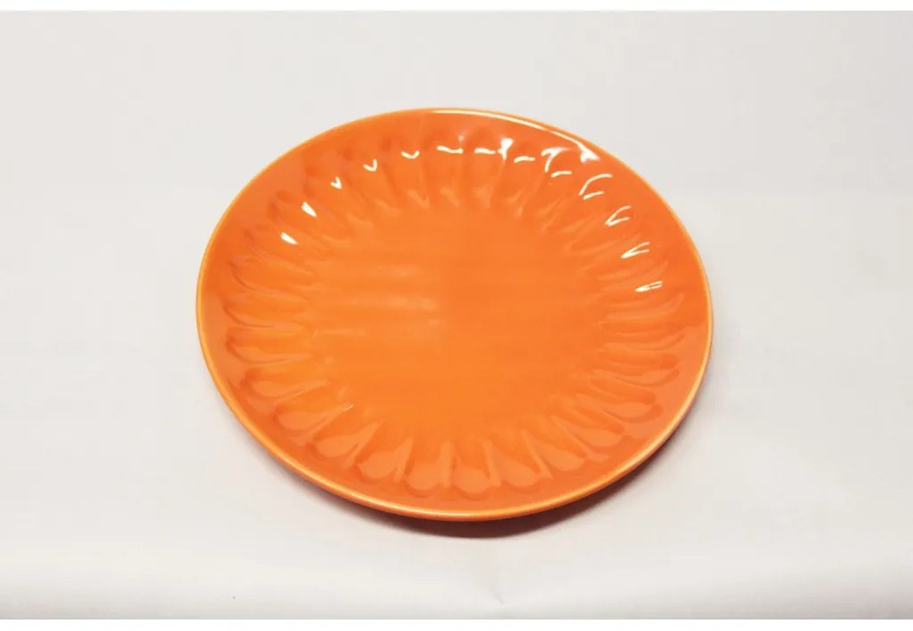 PROHOME - Talíř plytký 20cm ORANGE