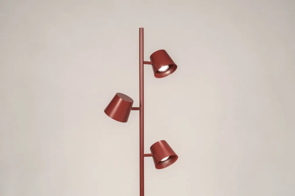 Stojací lampa Snap Fosca Red Trio