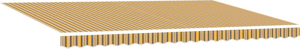 Stahovací markýza Vícebarevný 500 × 300 cm Plátno a hliník 3331311