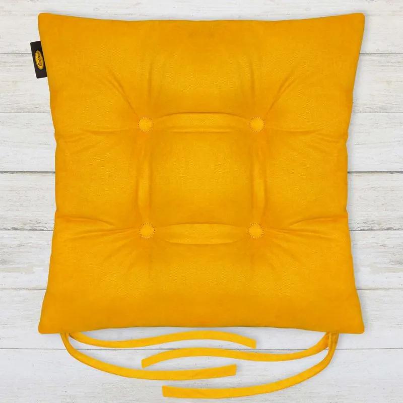 Oranžové podsedáky na židle a lavice | BIANO