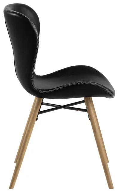 Designová jídelní židle Alejo II černá