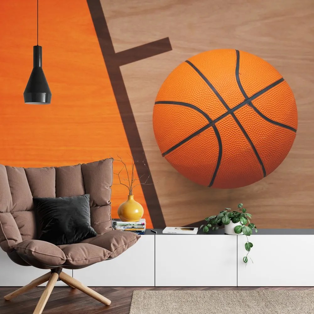 Fototapeta Basketbal Na Hřišti Omyvatelný vlies 152.5x104